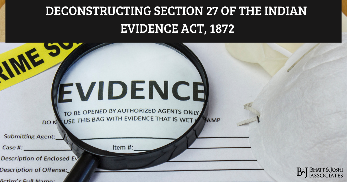 The Narrow Bridge of Admissibility: Deconstructing Section 27 of the ...