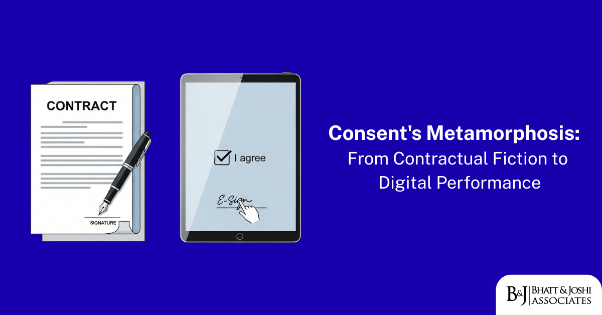 Digital Consent in India: Legal Evolution from Traditional Contracts to ...