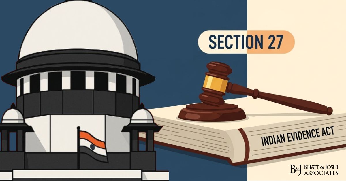 Section 27 Evidence Act: Materials Handed Over During Police Check ...